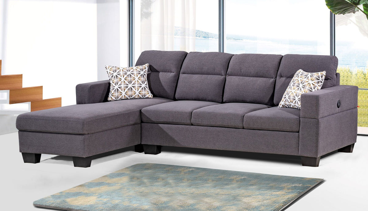 Linen Sectional Sofa - 7212 – Furniture Giant