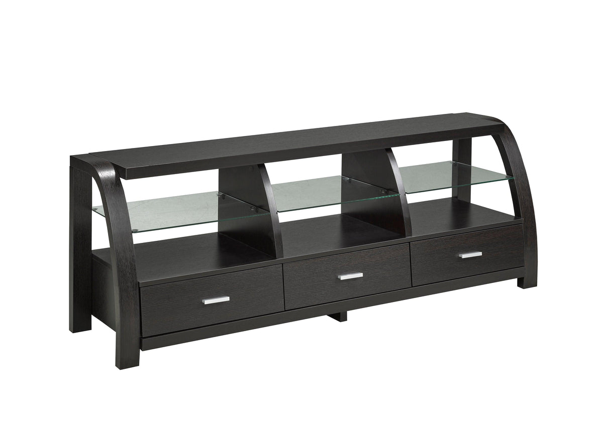 60'' TV Stand - Dark Cherry – Furniture Giant