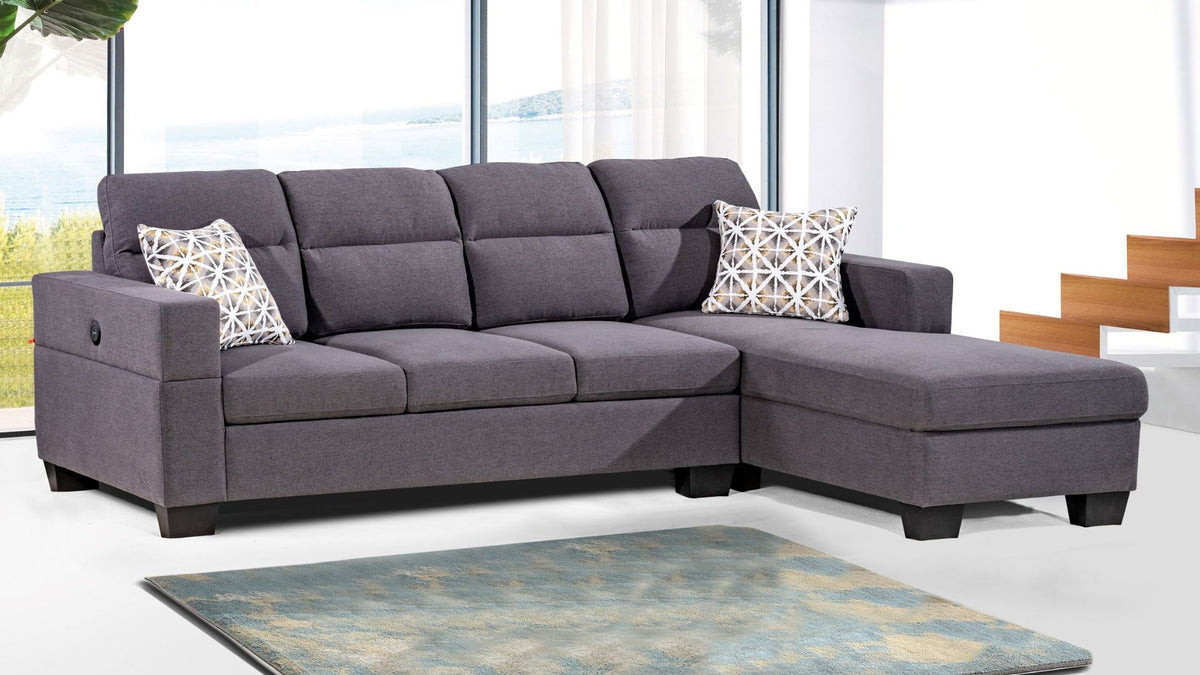 Linen Sectional Sofa - 7212 – Furniture Giant